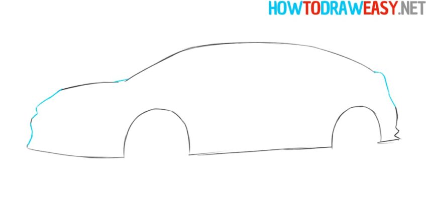 How to Draw a Honda Civic - How to Draw Easy