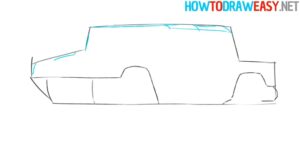 How to Draw a Hummer H1 - How to Draw Easy