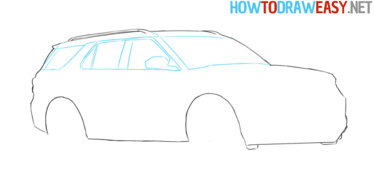 How to Draw an SUV - How to Draw Easy