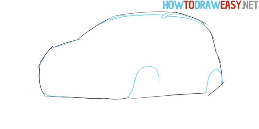 How to Draw a Fiat Panda - How to Draw Easy