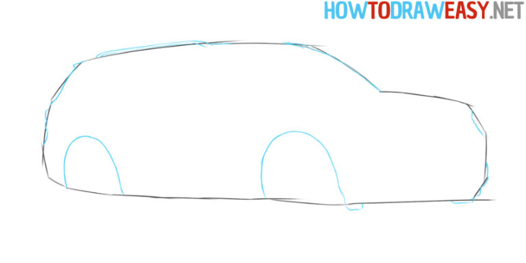 How to Draw an SUV - How to Draw Easy