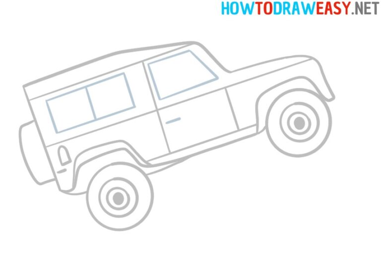 How to Draw a 4×4 - How to Draw Easy