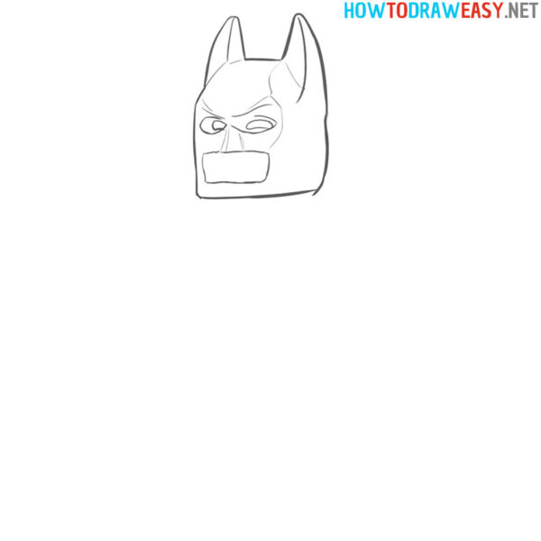 How to Draw Lego Batman - How to Draw Easy