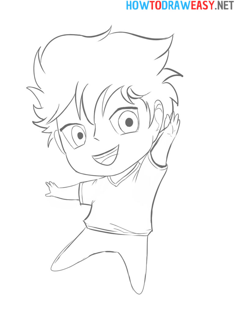 How to Draw a Chibi Boy - How to Draw Easy
