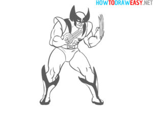 How to Draw Wolverine - How to Draw Easy