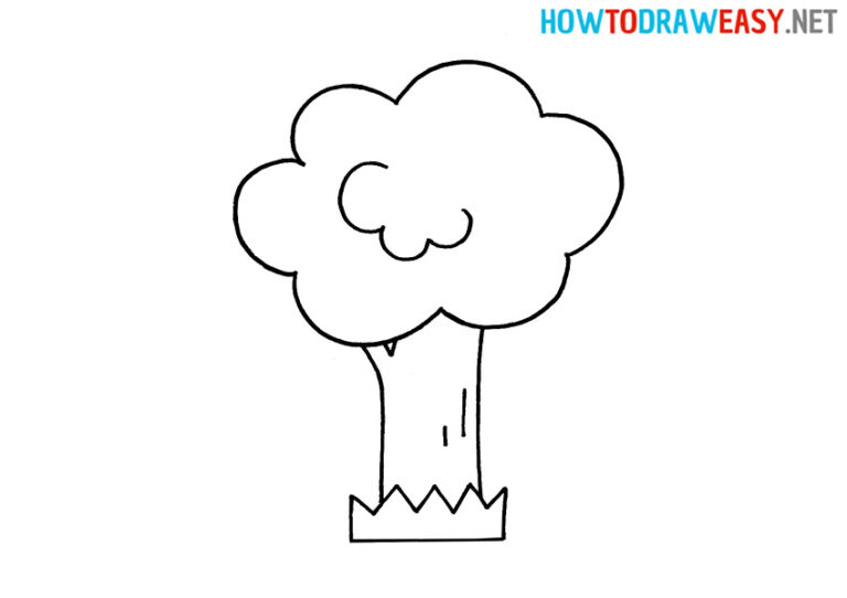 How to Draw a Tree for Kids - How to Draw Easy