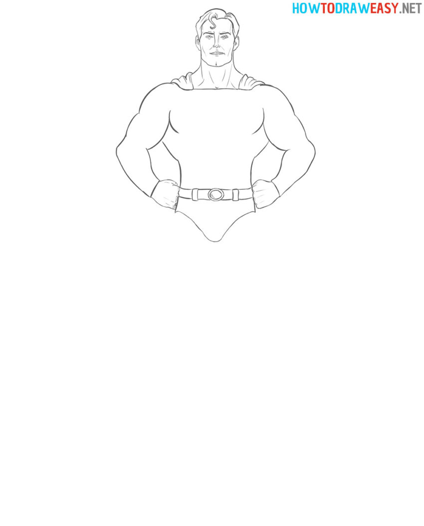 How to Draw Superman - How to Draw Easy