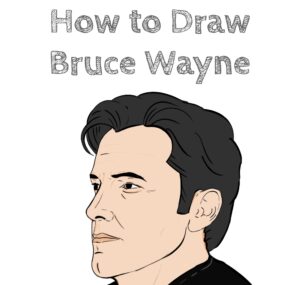 How to Draw Bruce Wayne - How to Draw Easy