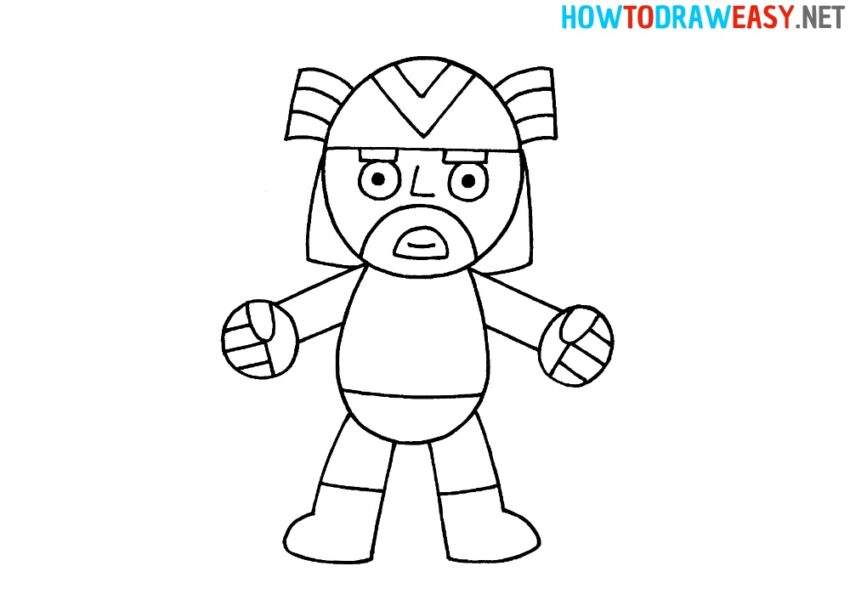 How to Draw Thor for Kids - How to Draw Easy