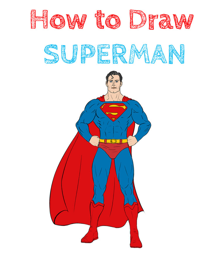How to Draw Superman - How to Draw Easy