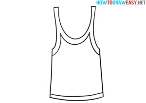 How to Draw a Tank Top - How to Draw Easy
