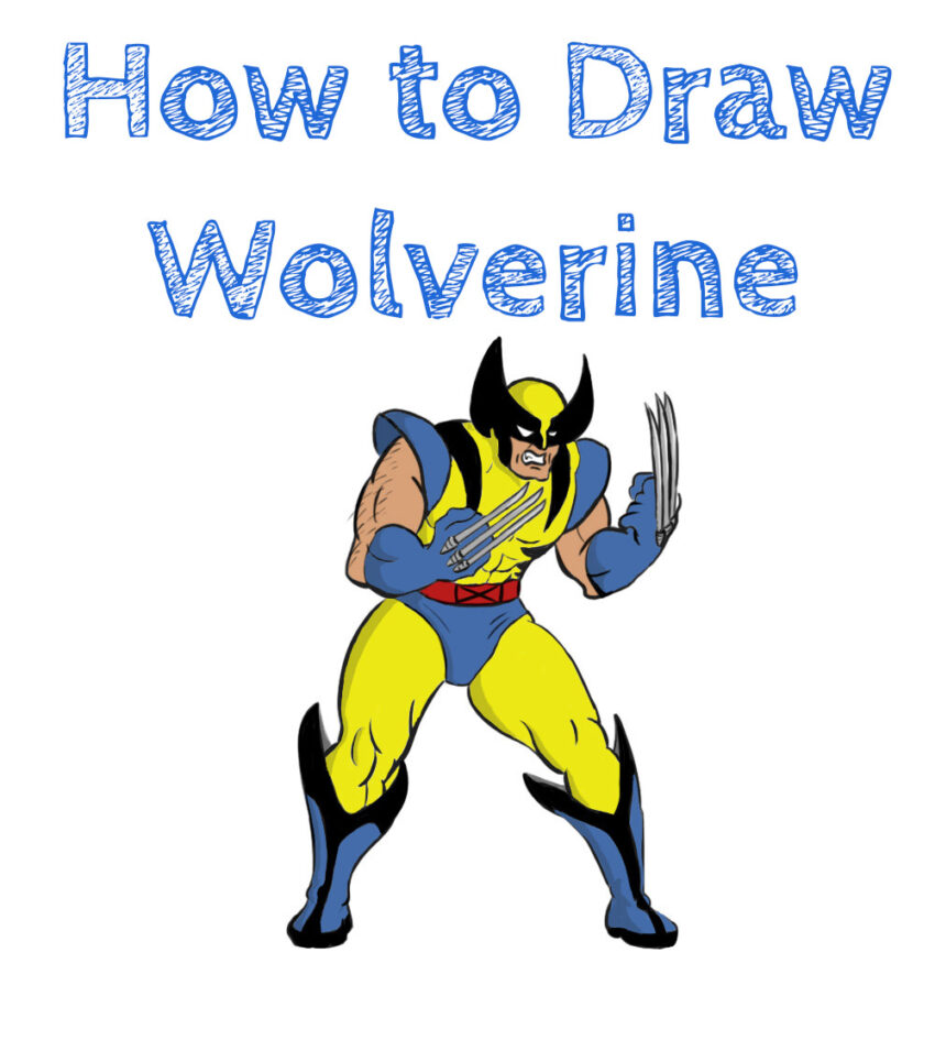 How to Draw Wolverine - How to Draw Easy
