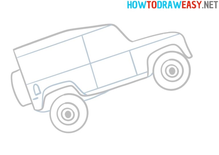 How to Draw a 4×4 - How to Draw Easy