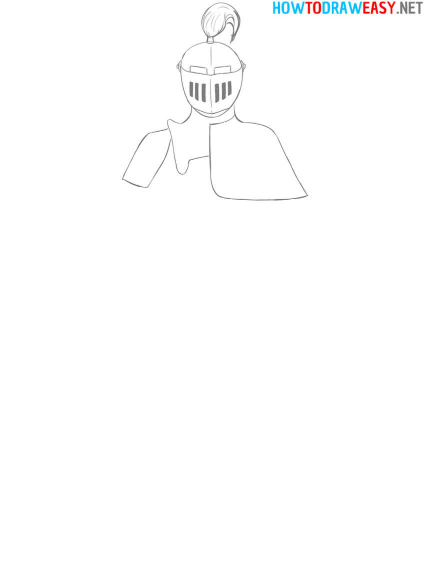 How to Draw a Knight - How to Draw Easy
