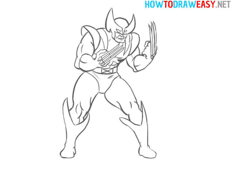 How to Draw Wolverine - How to Draw Easy