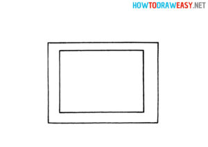 How to Draw a TV for Kids - How to Draw Easy