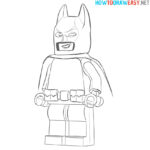 How to Draw Lego Batman - How to Draw Easy