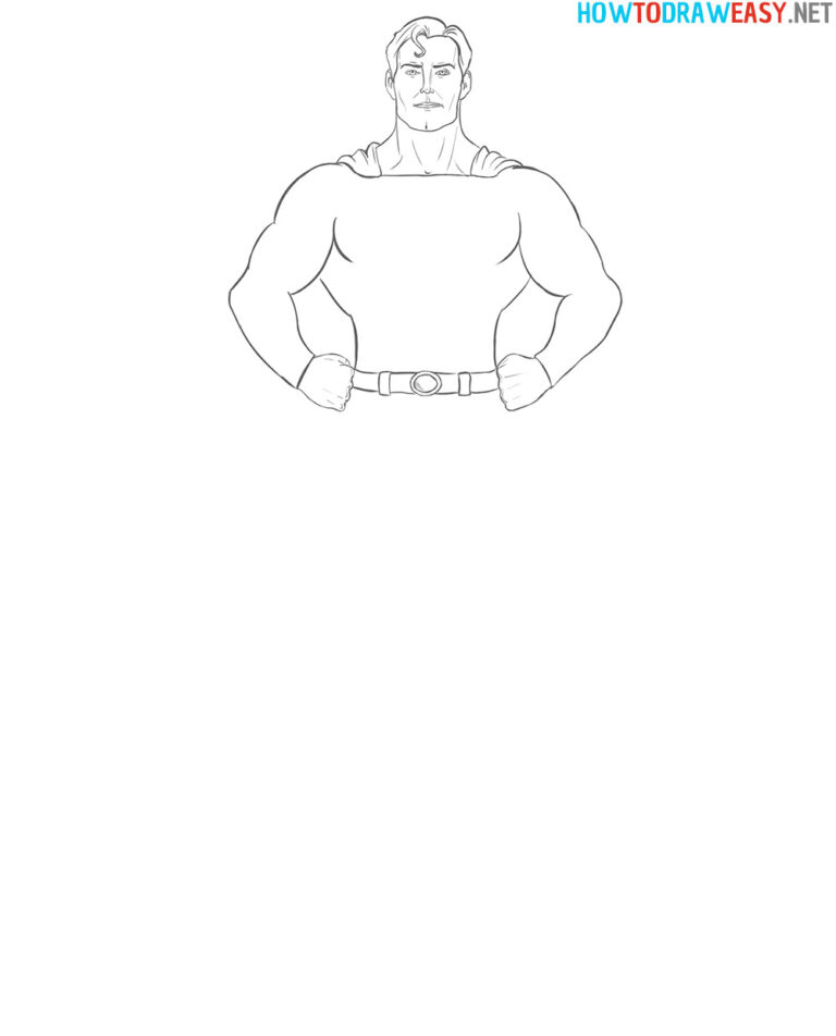 How to Draw Superman - How to Draw Easy