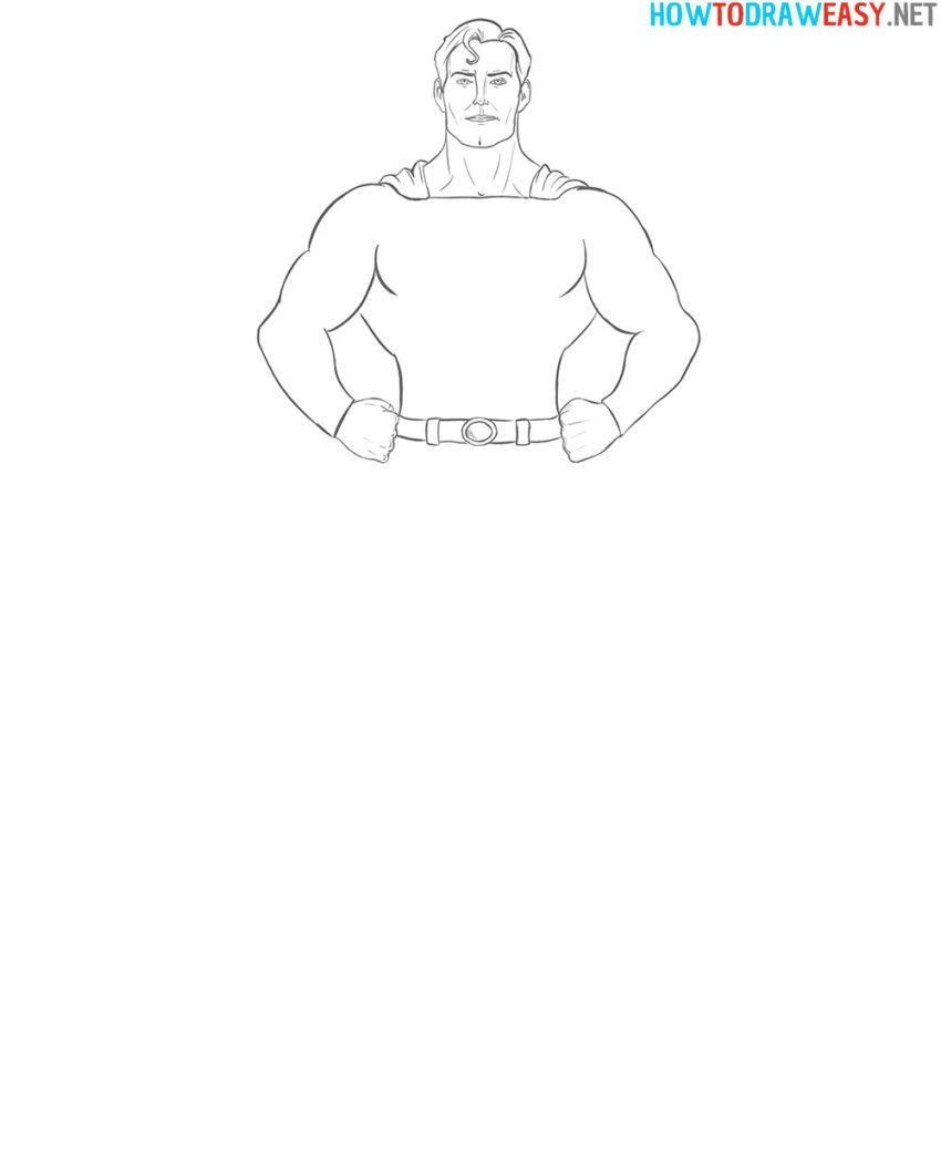 How to Draw Superman - How to Draw Easy
