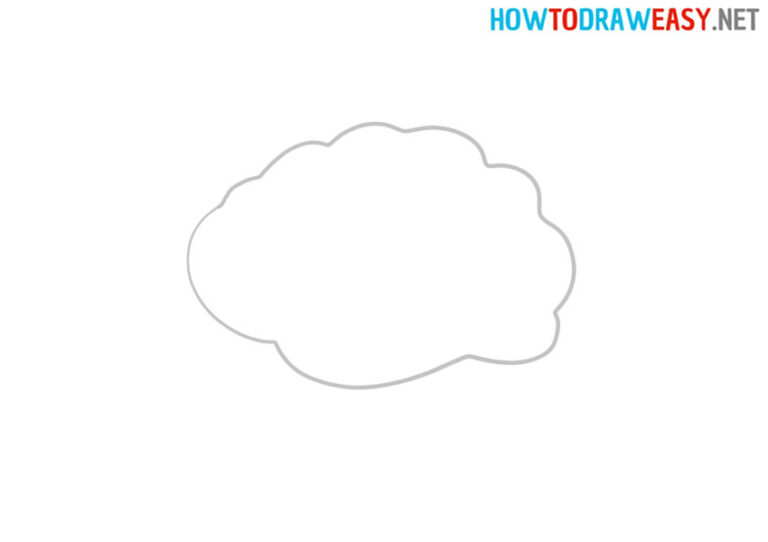 How to Draw a Brain Easy - How to Draw Easy