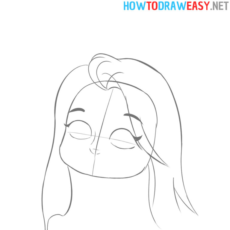 How to Draw a Cartoon Girl - How to Draw Easy
