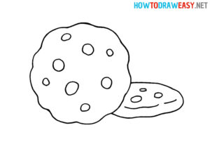 How to Draw a Cookie for Kids - How to Draw Easy