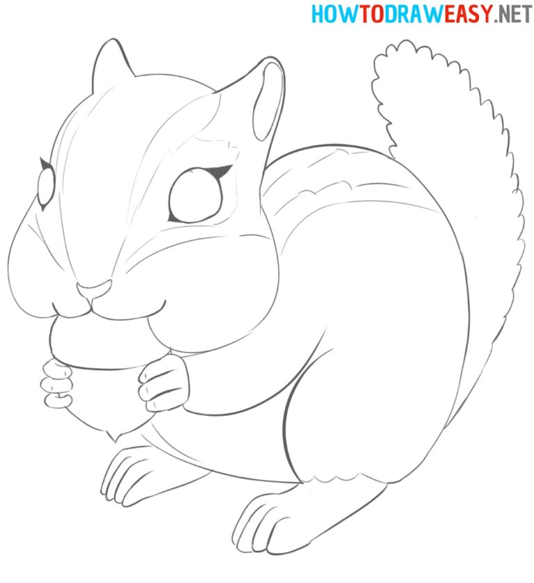 How to Draw a Squirrel - How to Draw Easy