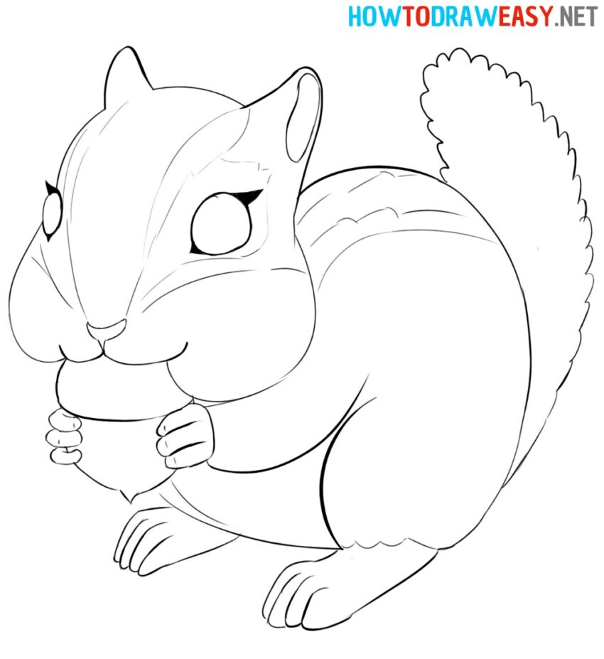 How to Draw a Squirrel - How to Draw Easy