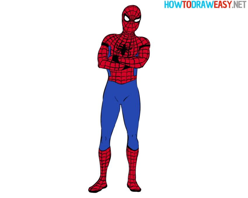 How to Draw Spider-Man Easy - How to Draw Easy