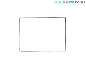 How to Draw a TV for Kids - How to Draw Easy