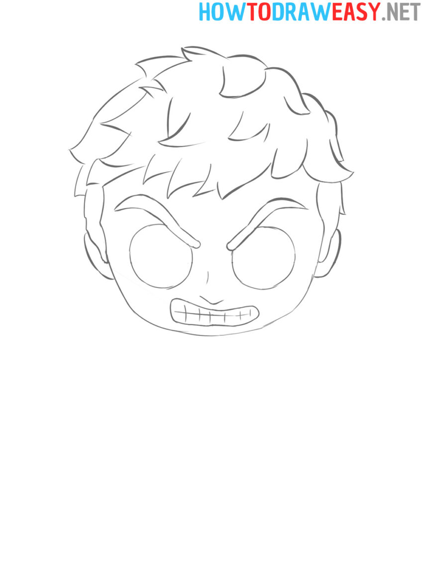 How to Draw Chibi Hulk - How to Draw Easy