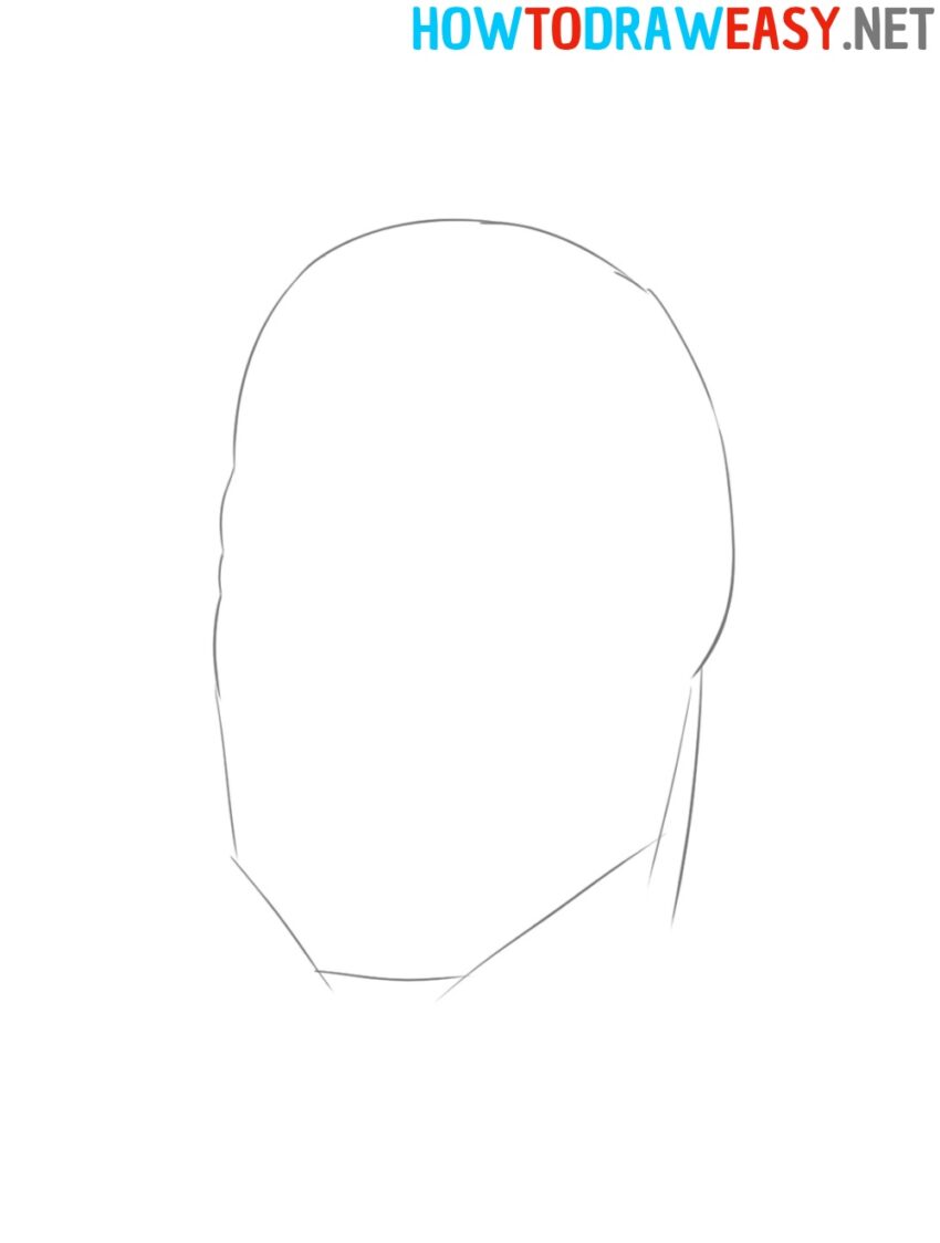 How to Draw Batman's Face - How to Draw Easy