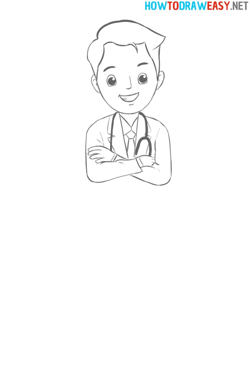 How to Draw a Doctor Easy - How to Draw Easy