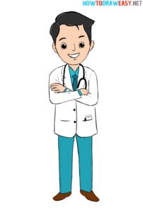 How to Draw a Doctor Easy - How to Draw Easy