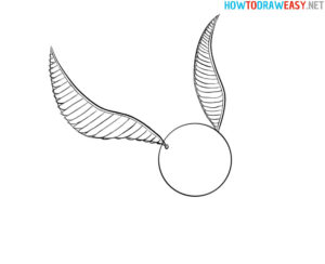 How to Draw the Golden Snitch - How to Draw Easy