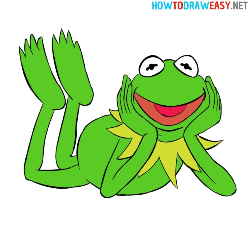How to Draw Kermit the Frog - How to Draw Easy
