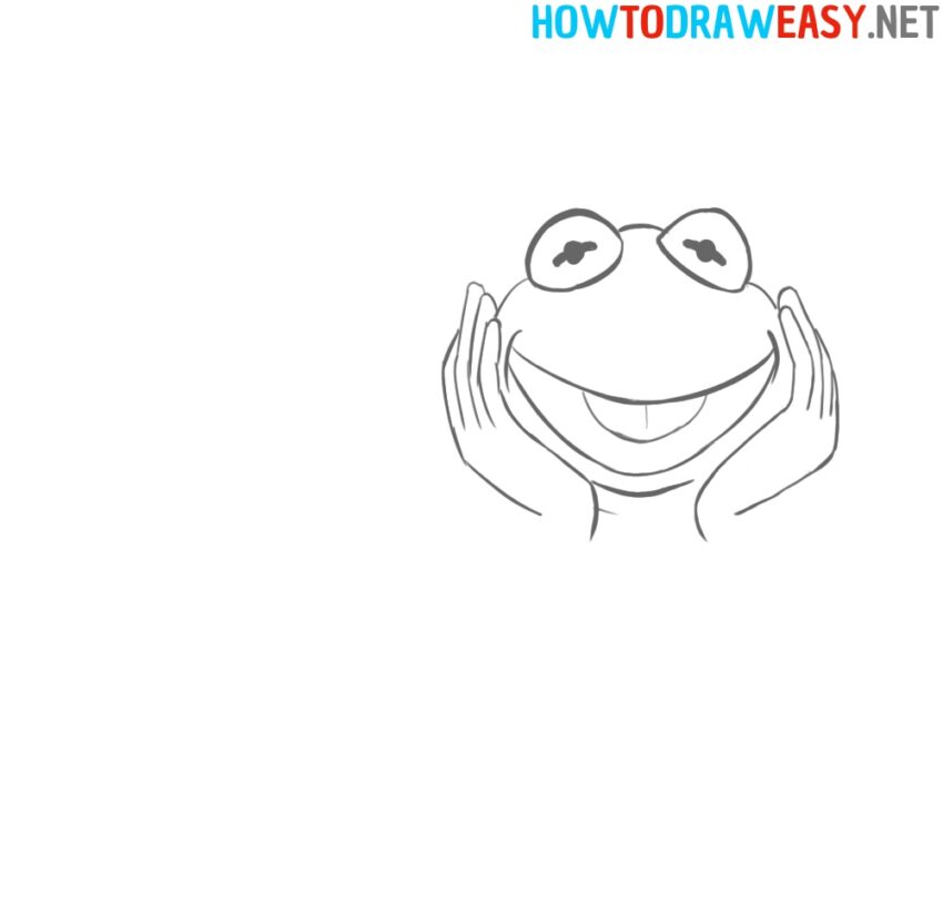 How to Draw Kermit the Frog - How to Draw Easy