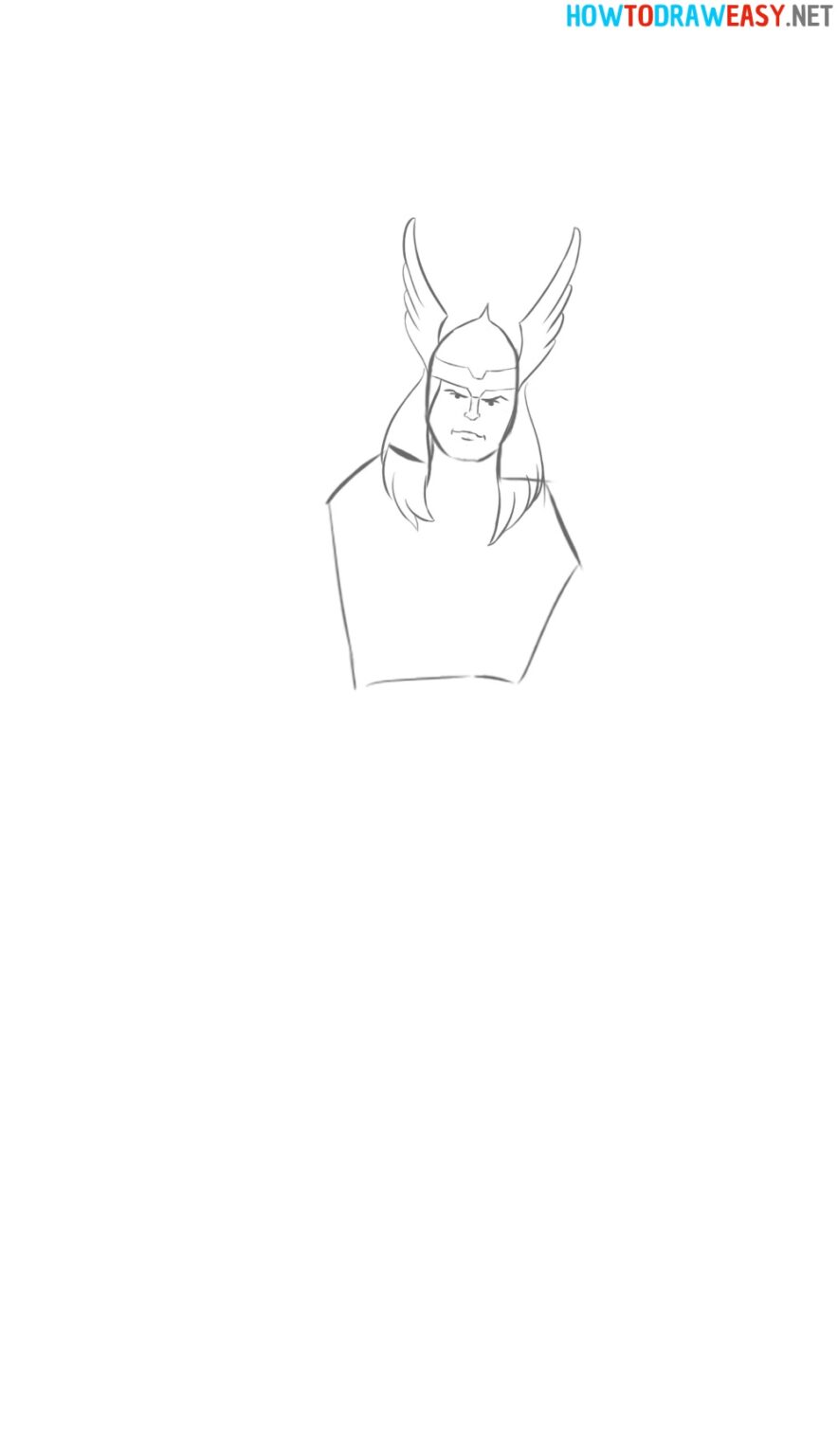 How to Draw Thor - How to Draw Easy