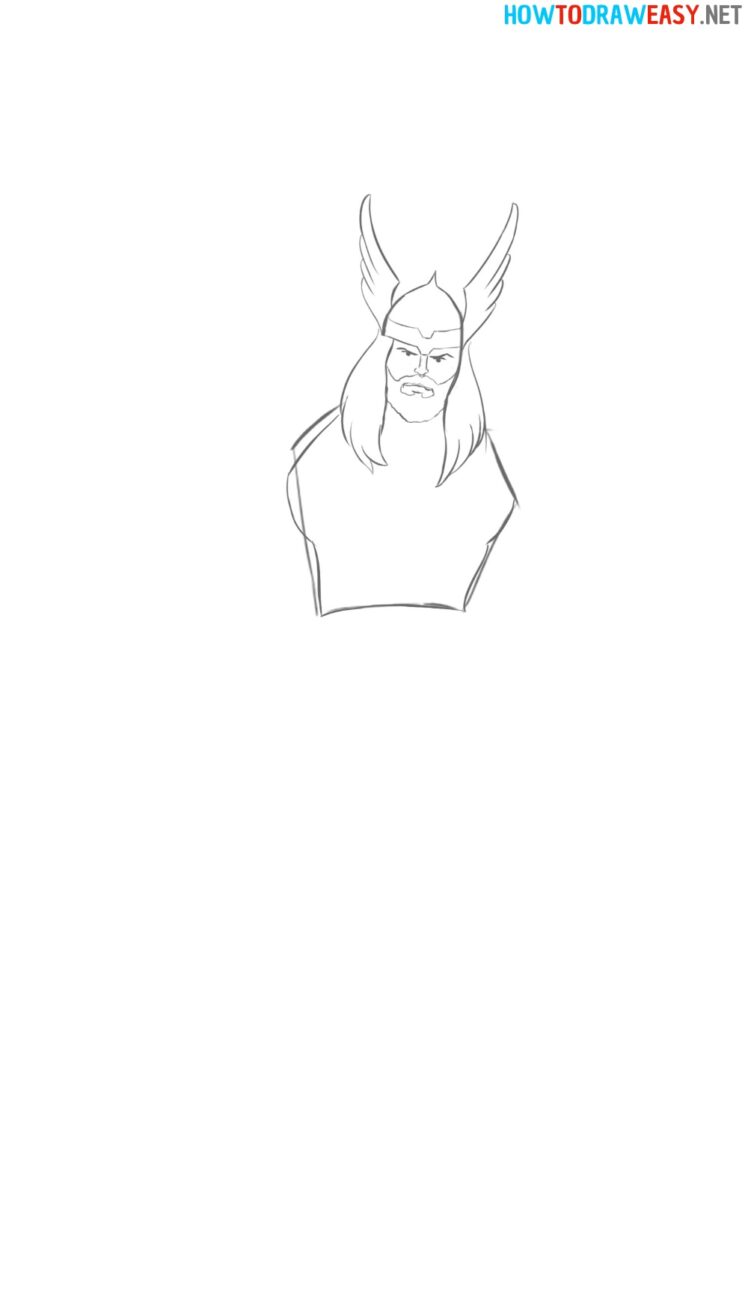 How to Draw Thor - How to Draw Easy
