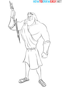 How to Draw Zeus - How to Draw Easy