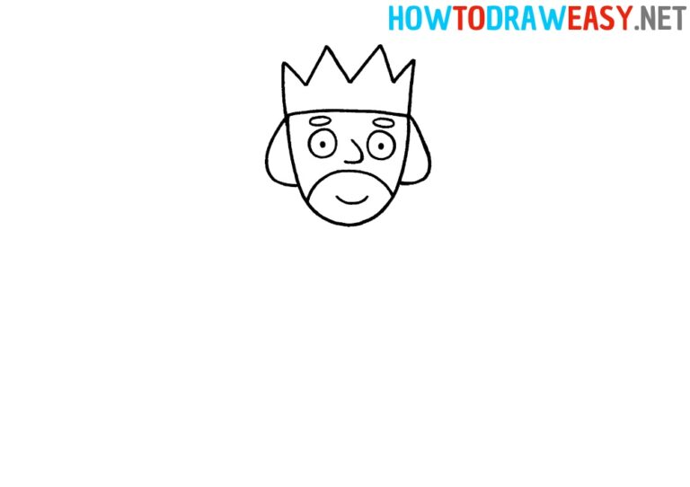 How to Draw a King for Kids - How to Draw Easy