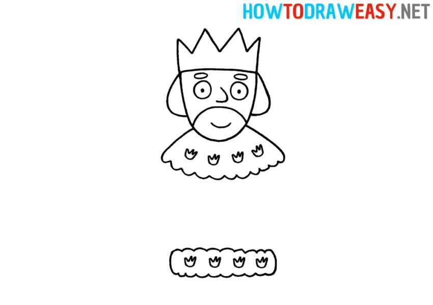 How to Draw a King for Kids - How to Draw Easy
