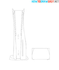 How to Draw a PlayStation 5 - How to Draw Easy