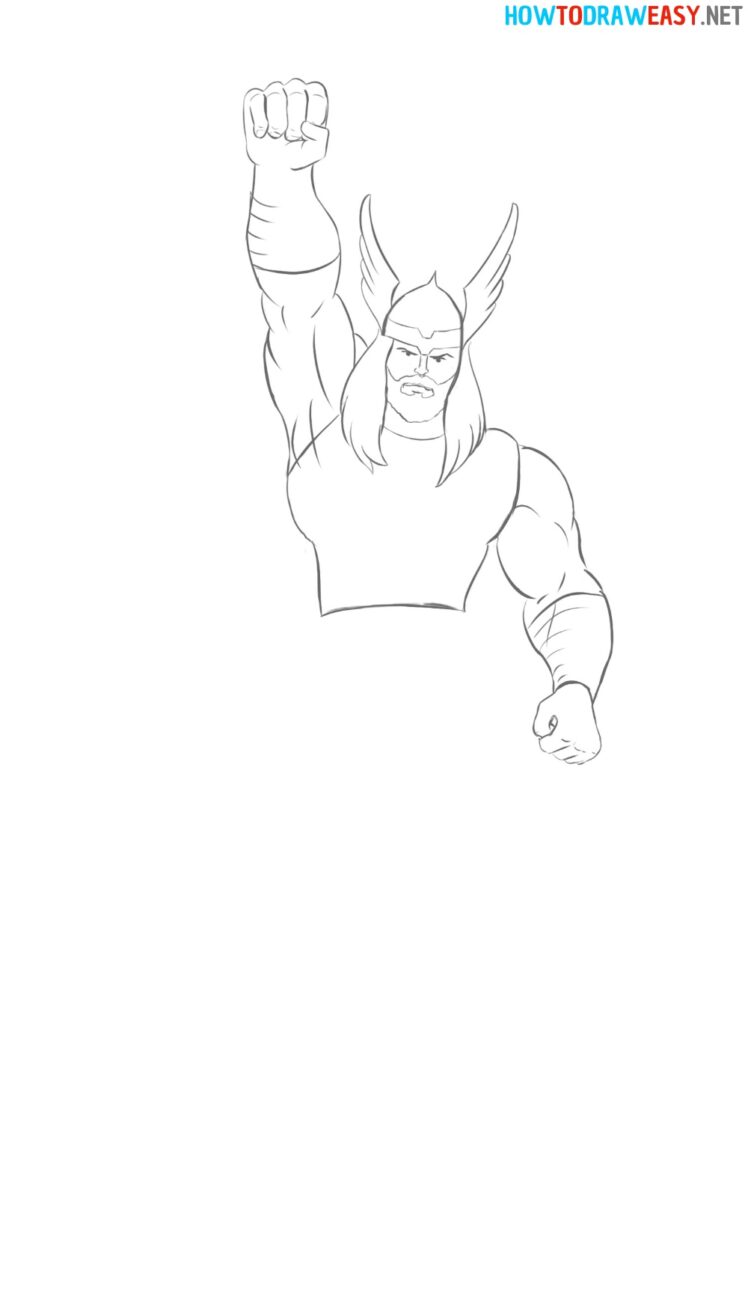How to Draw Thor - How to Draw Easy