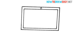How to Draw a Laptop for Kids - How to Draw Easy