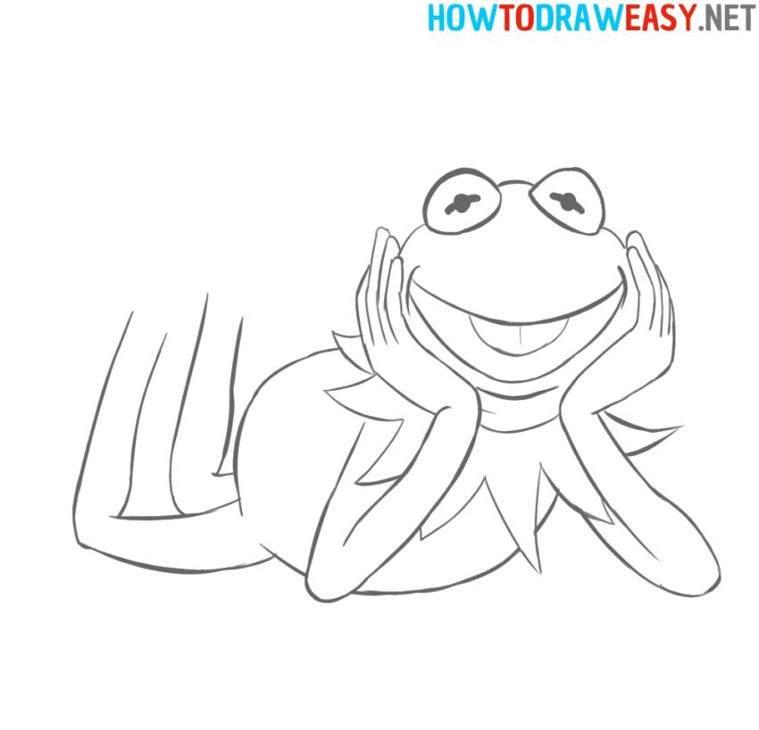 How to Draw Kermit the Frog - How to Draw Easy