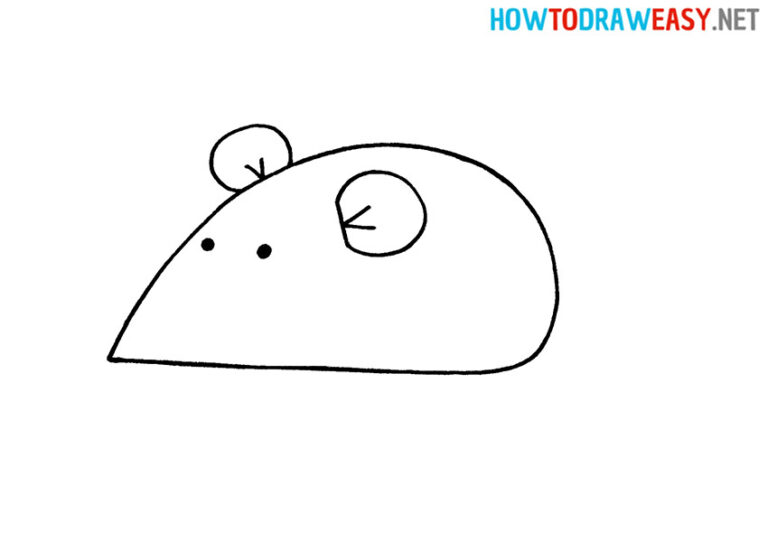 How to Draw a Rat for Kids - How to Draw Easy