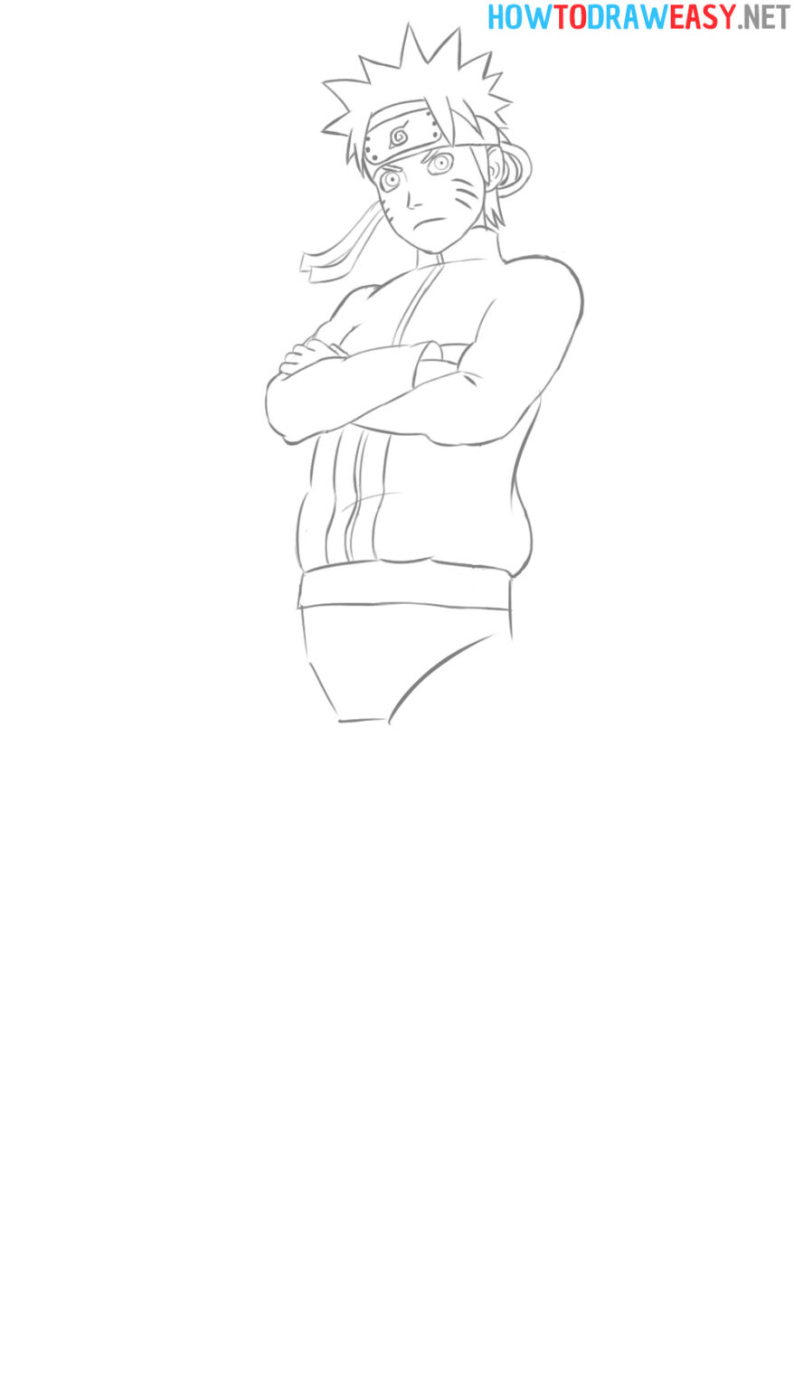 How to Draw Naruto - How to Draw Easy