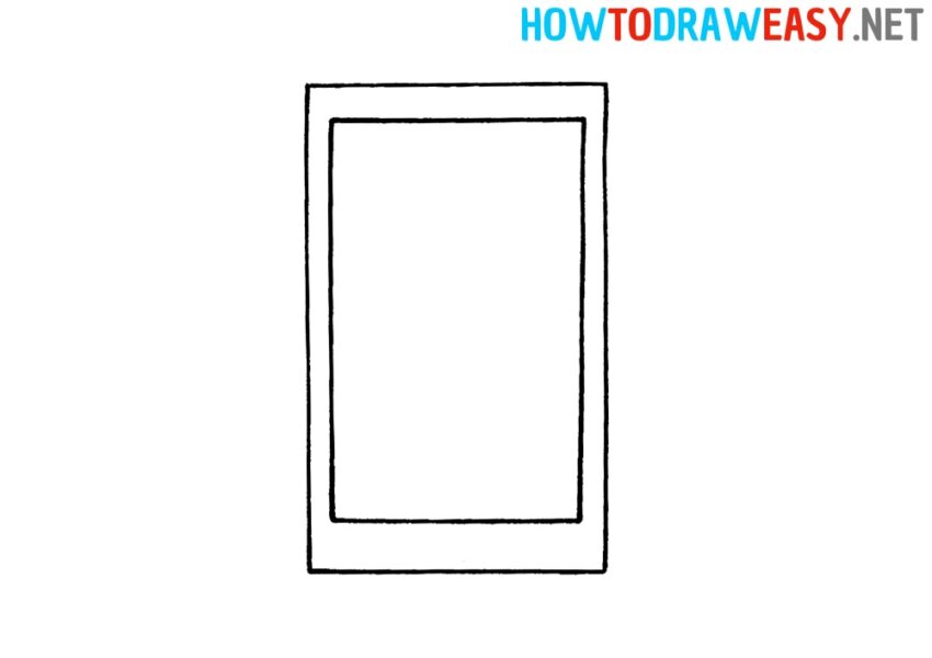 How to Draw a Phone for Kids - How to Draw Easy