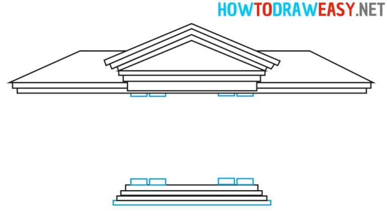 How to Draw a School - How to Draw Easy